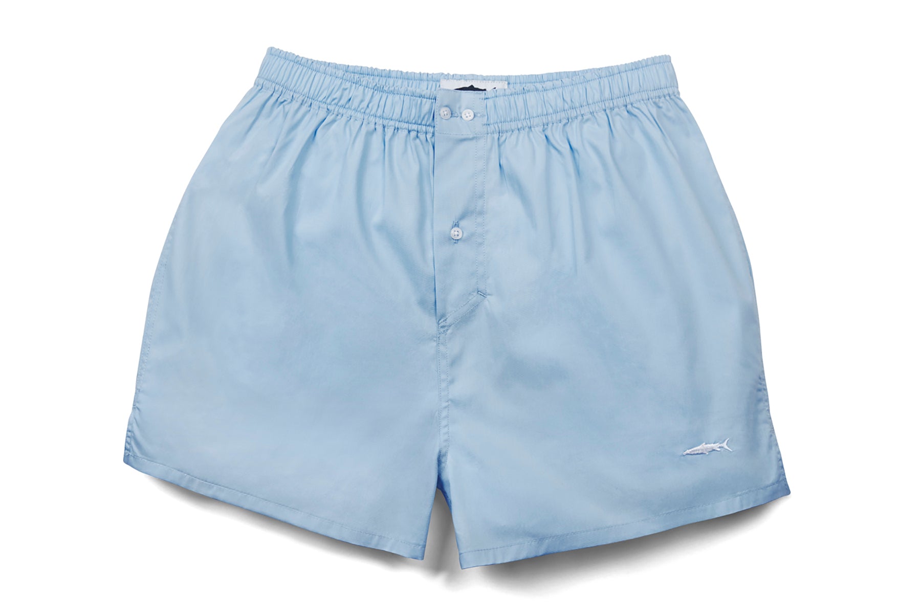 Premium Cotton Slim Fit Powder Blue Boxer Shorts - Fleet London – Fleet ...